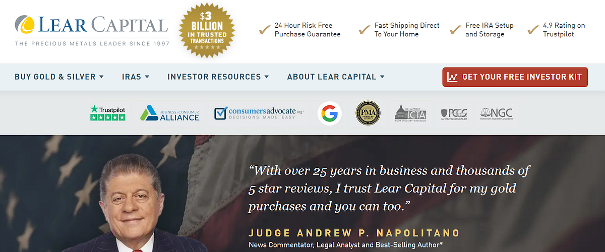 Lear Capital Review 2024: A Top Precious Metal IRA Dealer | by Alexis ...