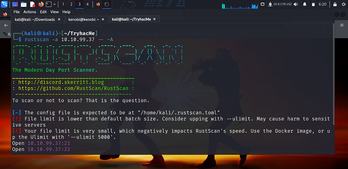 TryHackMe- Kenobi-Walkthrough. The “Kenobi” room on TryHackMe is an… | by Santosh_Kushwaha | Medium