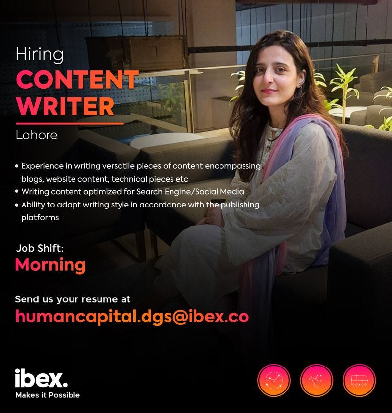 Article Writer Jobs in Lahore | by Dilawar Mansoor | Jun, 2024 | Medium
