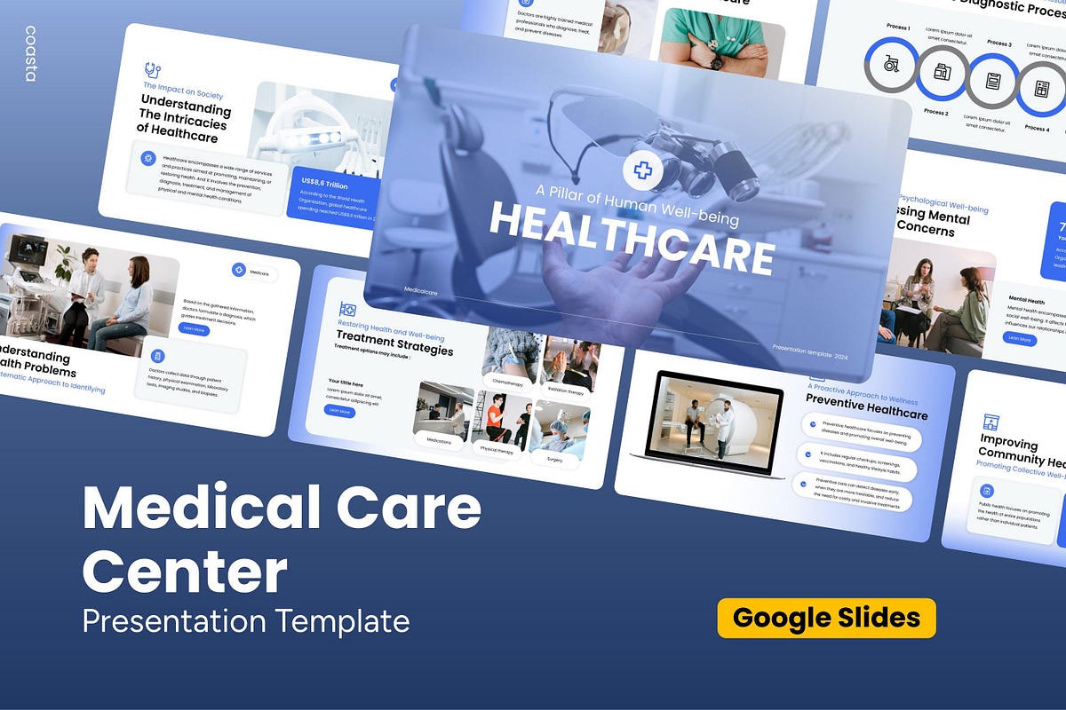 Medical Care Center — Google Slides Template | by Fractalfugue | Sep ...