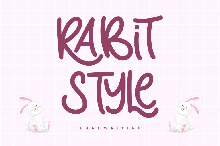Rabit Style Font Free Download - ishirakawamary - Medium