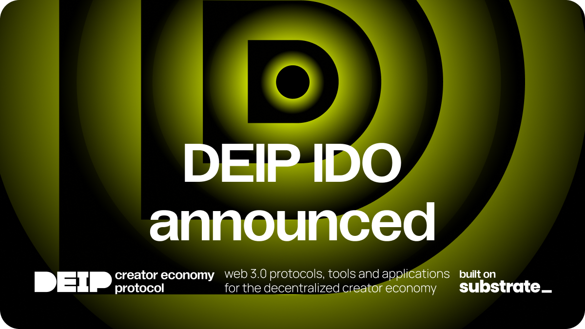 DEIP anuncia IDO. ¡DEIP se complace en anunciar las… | by Learning ...