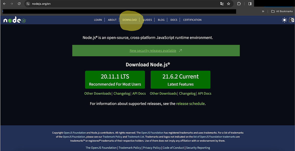 Node.js Installation on MacOS Step-by-Step | Medium