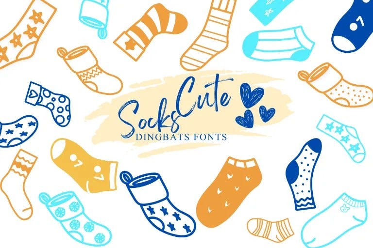 Cute Socks Font | by audrey97 | Sep, 2024 | Medium