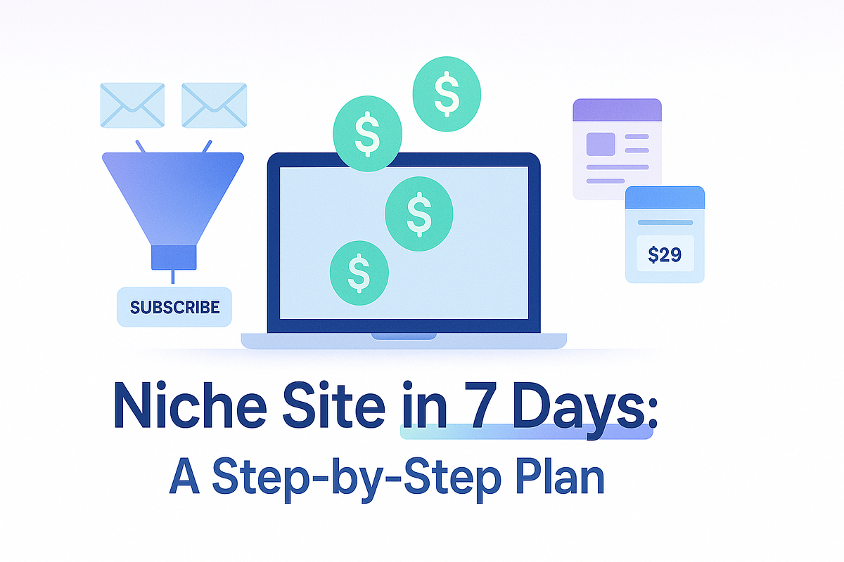 Niche Site in 7 Days: A Step by Step PlanNiche Site in 7 Days: A Step by Step Plan | by Tera ...