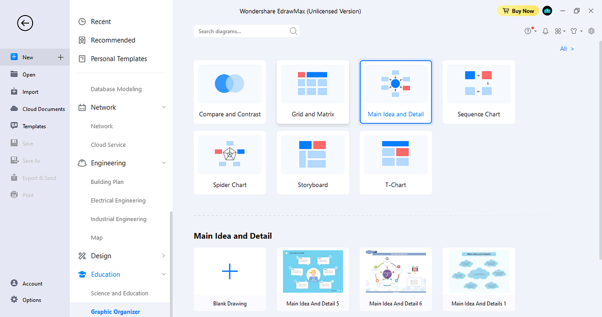 How to Create Main Idea Graphic Organizer Using EdrawMax? | by Abdul Moeed | Medium