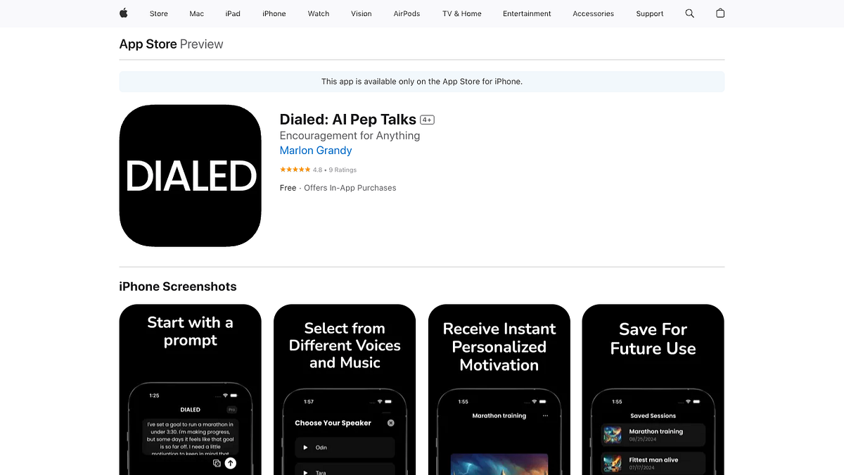 Dialed: AI Pep Talks Review | by shareknowledge | Sep, 2024 | Medium