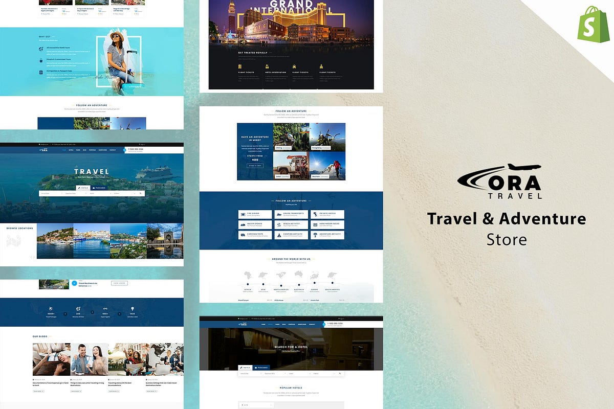 Ora — Travel Shop & Adventure Store Shopify Theme | by Svginnovator ...