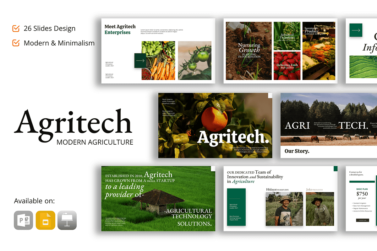 Agritech Modern Agriculture Business Google Slides | by Auroraborealis | Aug, 2024 | Medium