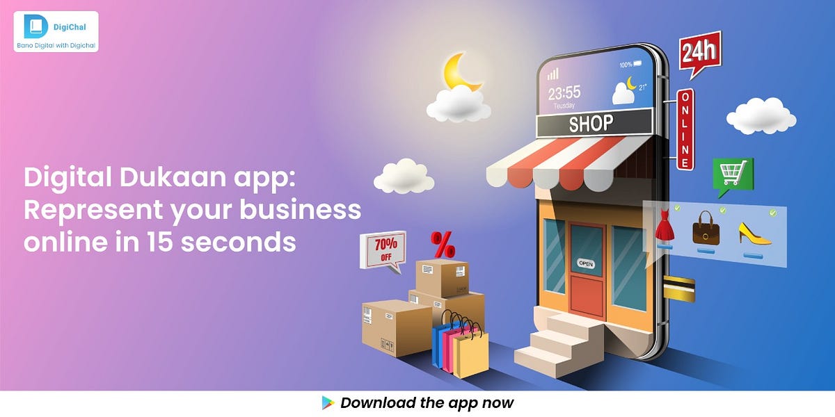 Digital Dukaan app: Represent your business online in 15 seconds | by digi chal | Medium