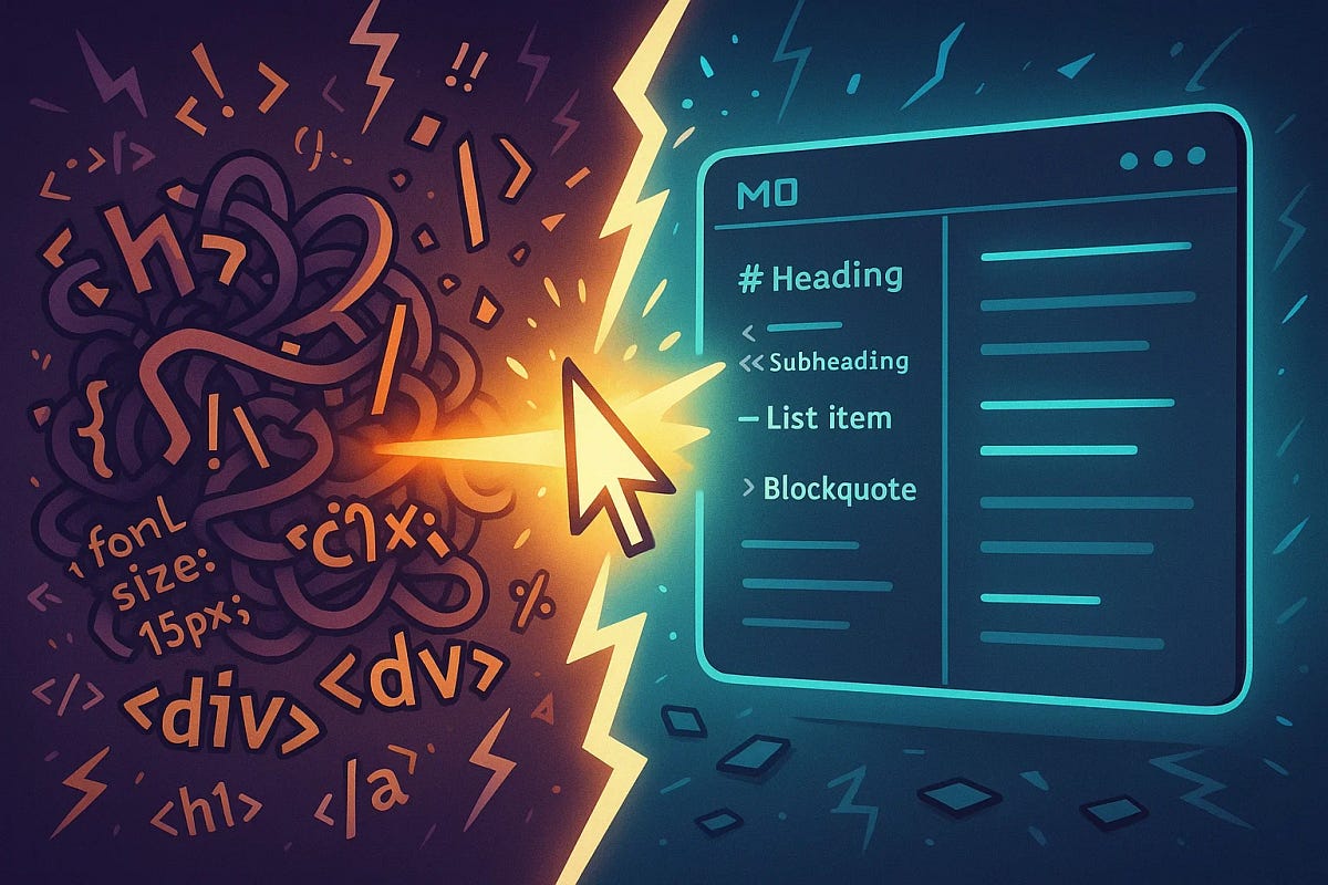 How I Built a Markdown Editor in Vanilla JavaScript (Live Preview Included) | by Zain Ahmad ...