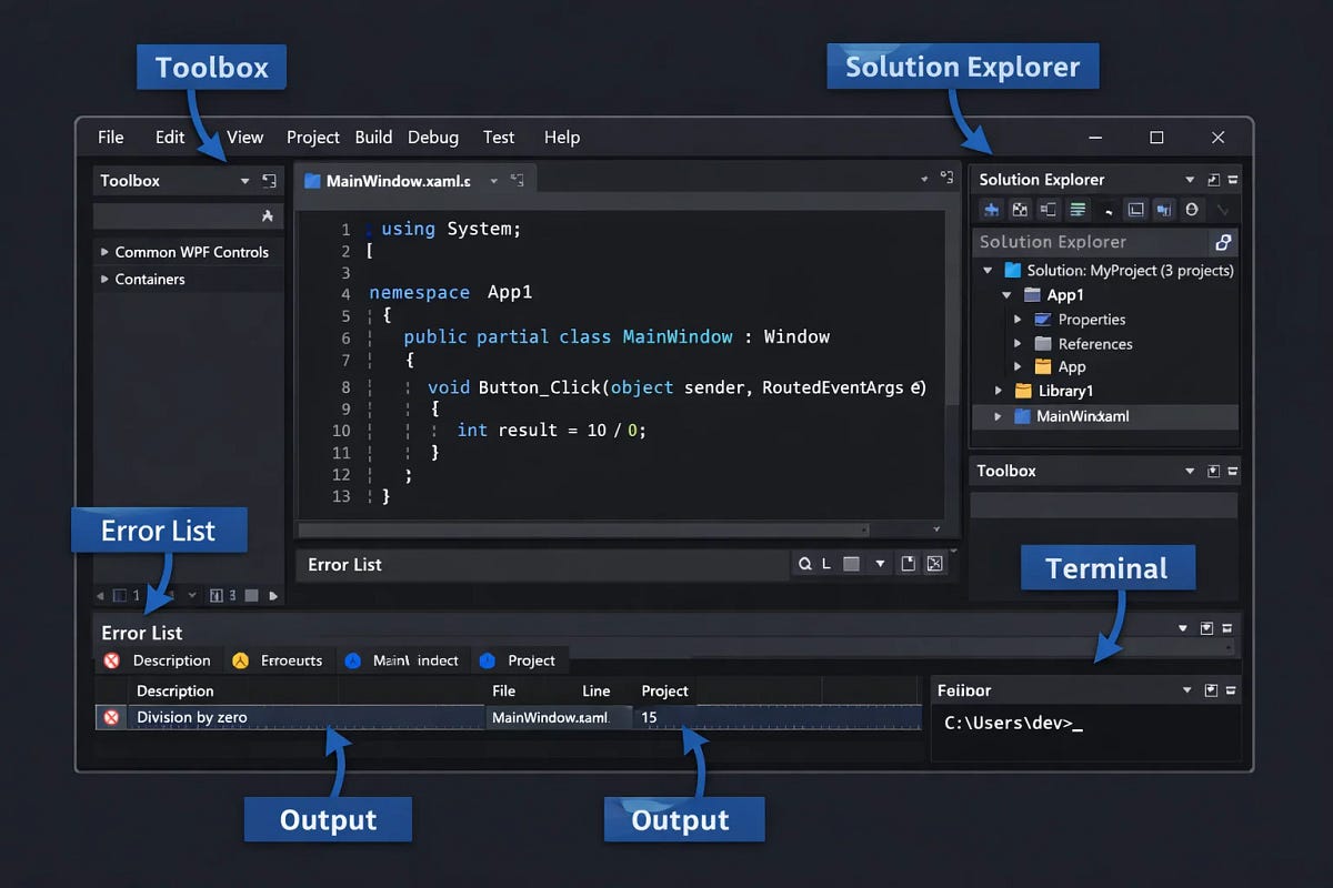 Essential Visual Studio Windows Every Developer Must Know | Medium