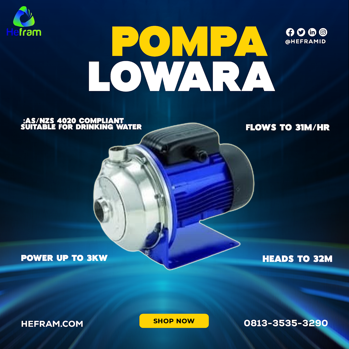 Pompa Lowara 1.5 kW 0813–3535–3290 | by Intannurhefram | Nov, 2024 | Medium