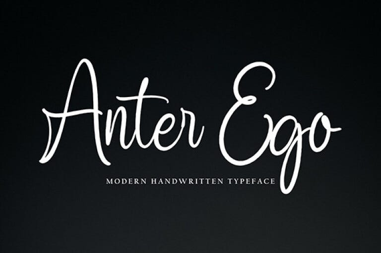 Anter Ego Font Free Download - audrey97 - Medium