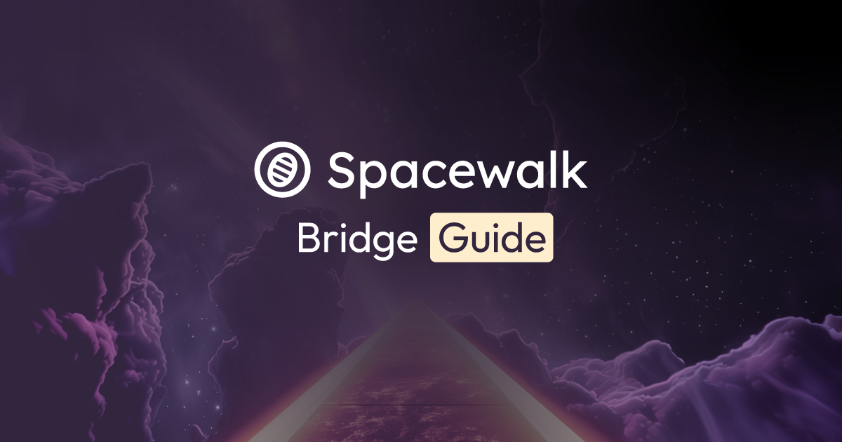 Step-by-Step Guide to Using Spacewalk Bridge | by Pendulum | Pendulum ...