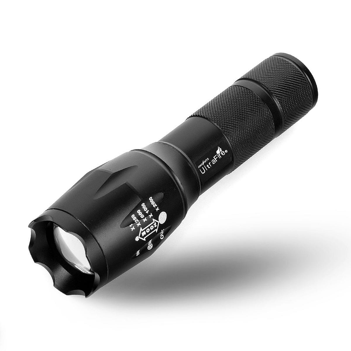 Tactical 50000Lumens T6 LED Flashlight Zoomable 18650 Military Focus ...