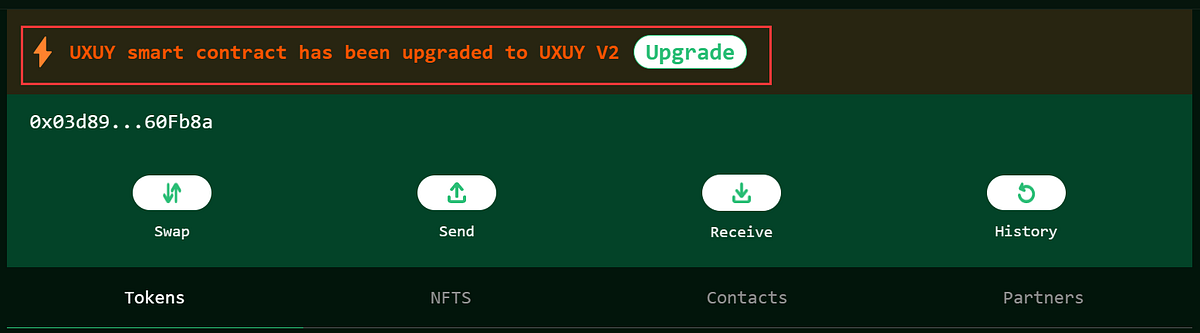 Upgrade your $UXUY token to $UXUY V2 through the UXLINK enhancement ...