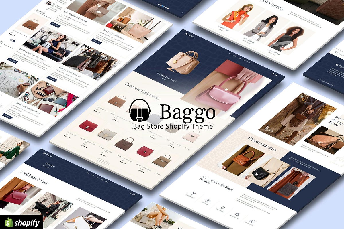 Baggo — Responsive Shopify Bags Store Template | by Svginnovator | Jun ...
