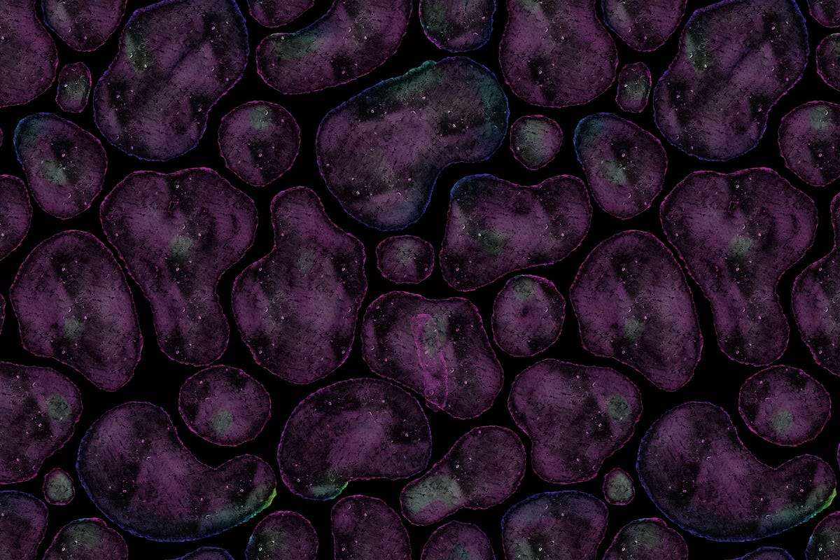 Glow Liqudi Seamless Pattern - Echoenchanter - Medium