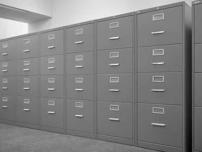 Gray Filing Cabinets | by Valeria Howard | Medium