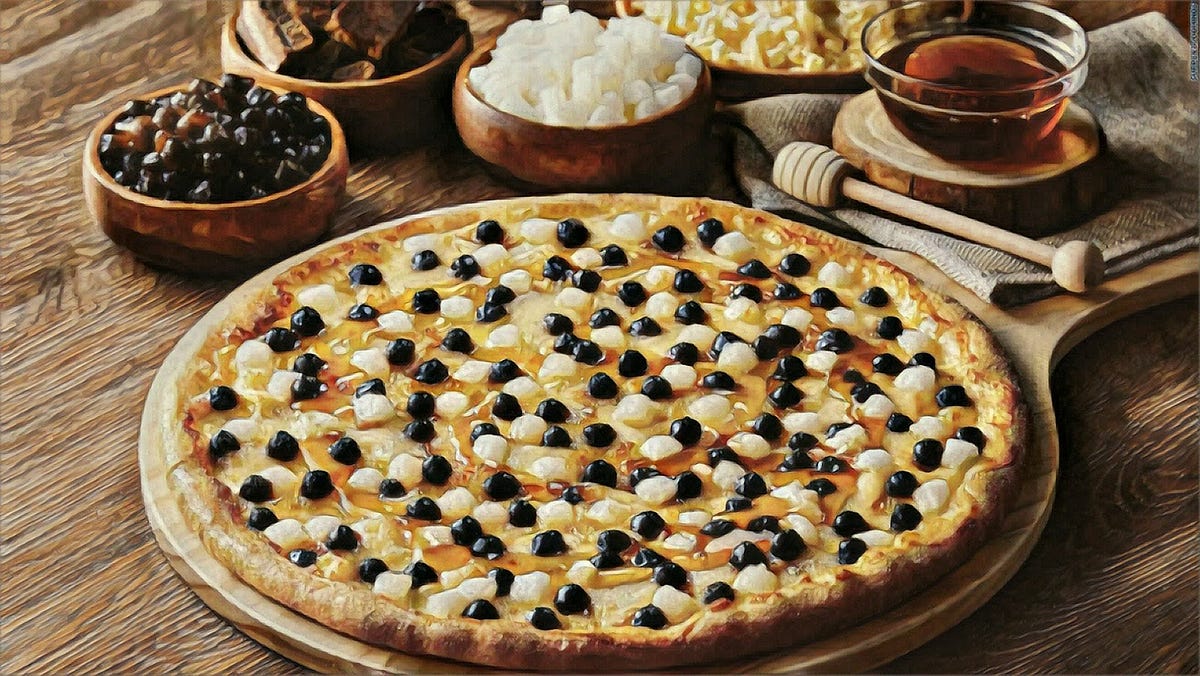 Would You Try Bubble Tea Pizza?. Whatever happened to good old ...
