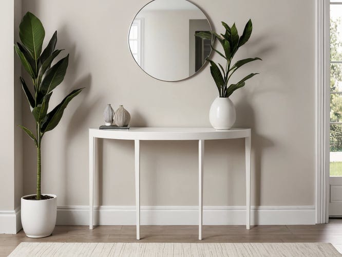 Half Moon White Console Tables | by Emily Ramirez | Jun, 2024 | Medium