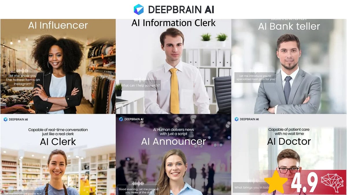 DeepBrain AI Professional Videomaker. Next-Level AI Avatars and Voice ...