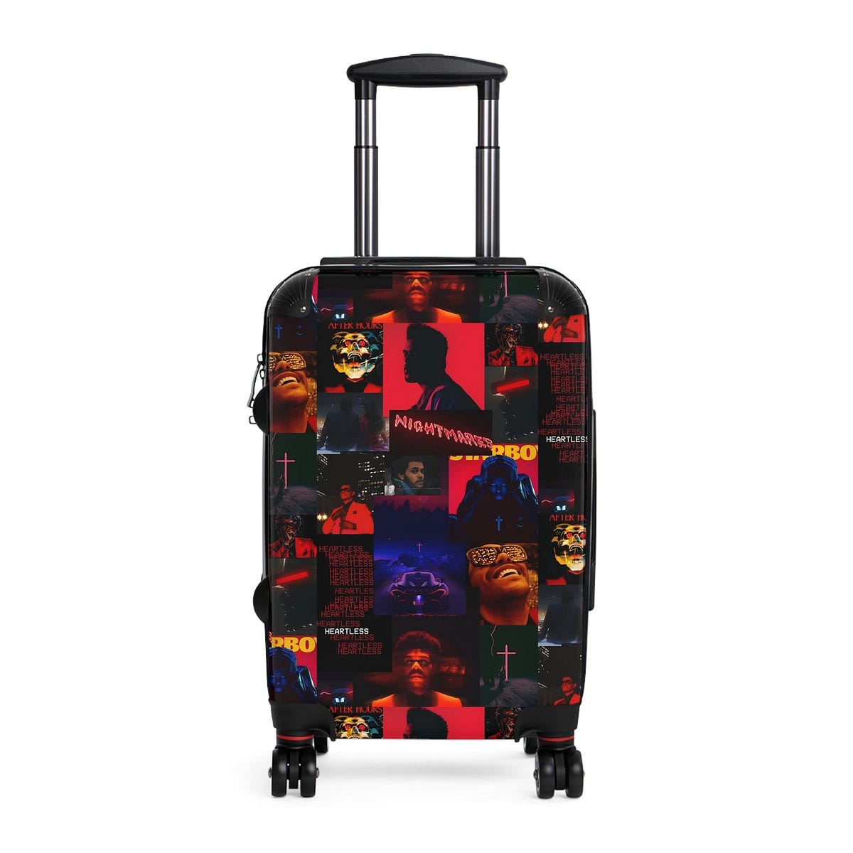 The Weeknd Heartless Nightmares Collage Suitcase — Fandom Flair ...