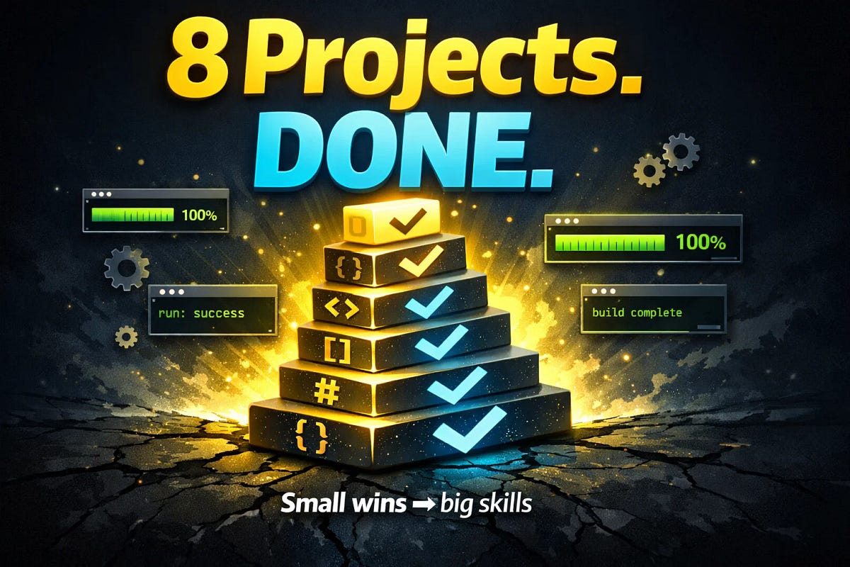 8 Python Projects You’ll Actually Finish | by Abdur Rahman | Dec, 2025 | Python in Plain English