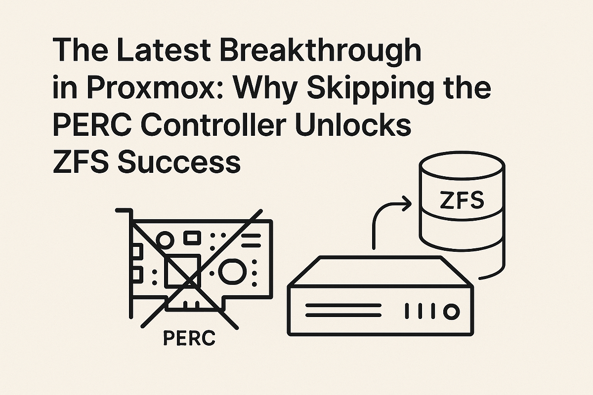 The Latest Breakthrough in Proxmox: Why Skipping the PERC Controller ...