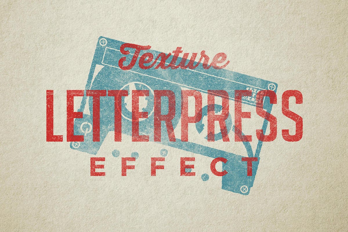 Vintage Letterpress Texture Effects (Product Mockups) | by Cybercanvas ...