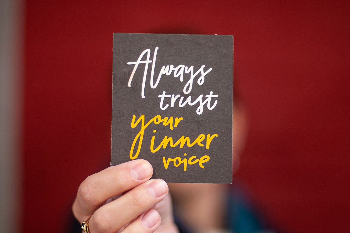 Do You Trust Your Inner Voice. It Trust You | by Thesilkroads | The ...
