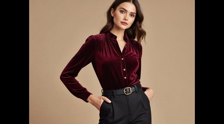 Velvet Blouse Top | by Mary Cox | Medium