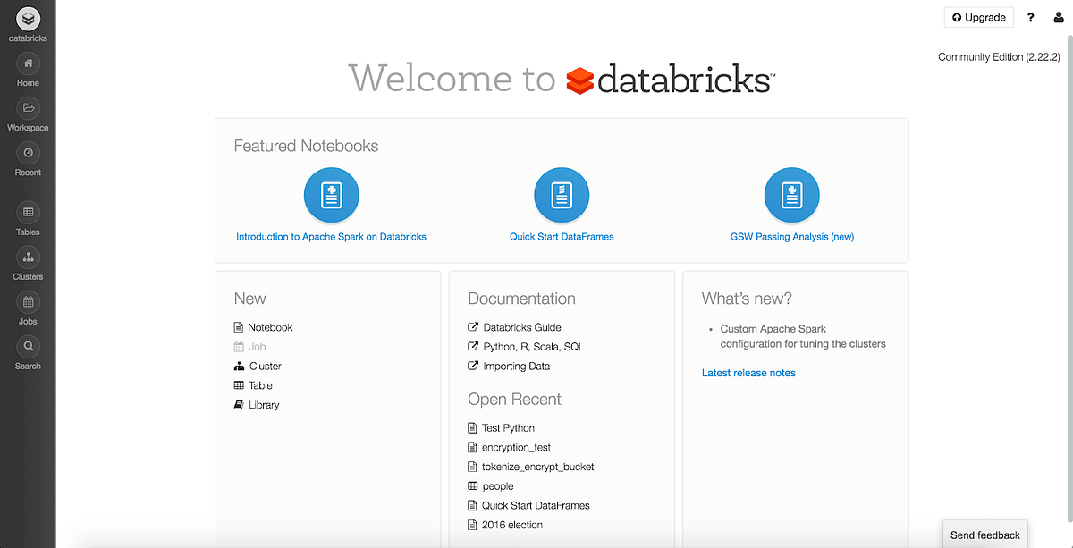 Introduction to the Databricks Community Cloud | by Robert Sanders ...