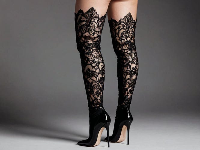 Thigh High Black Heels | by Royce Bolton | Medium