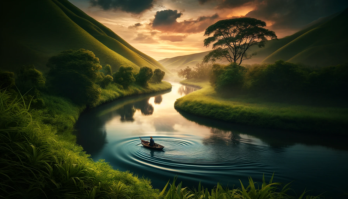 I Accept the Flow of Life, Knowing It Leads to My True Self (River of ...
