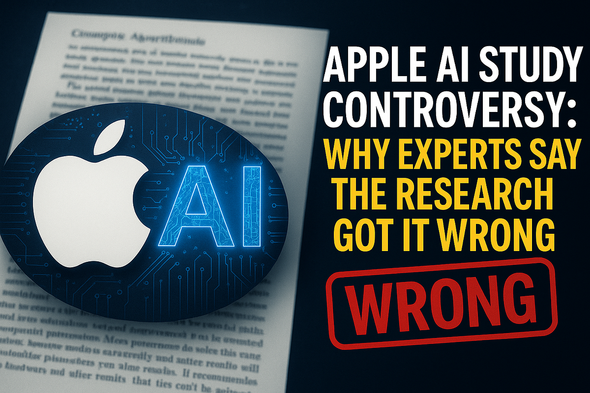 Apple AI Study Controversy: Why Experts Say the Research Got It Wrong ...