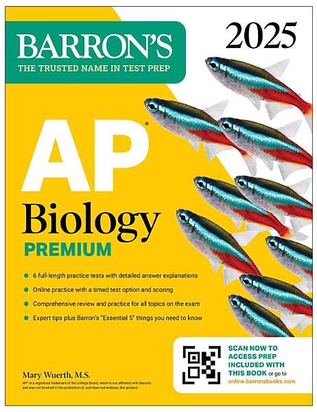 Download AP Biology Premium, 2025: Prep Book with 6 Practice Tests ...