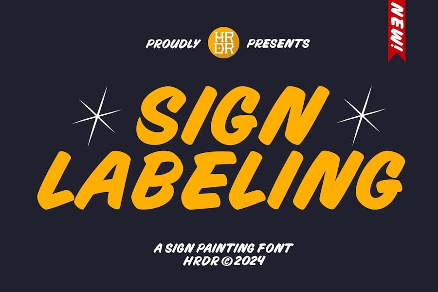 Sign Labeling Font Free Download - audrey97 - Medium