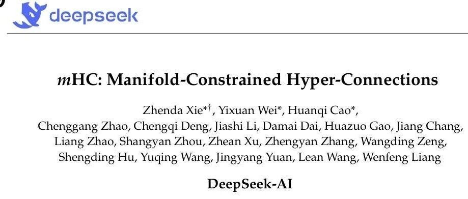 DeepSeek’s New Research: Hyper-Connections Under Manifold Constraints ...