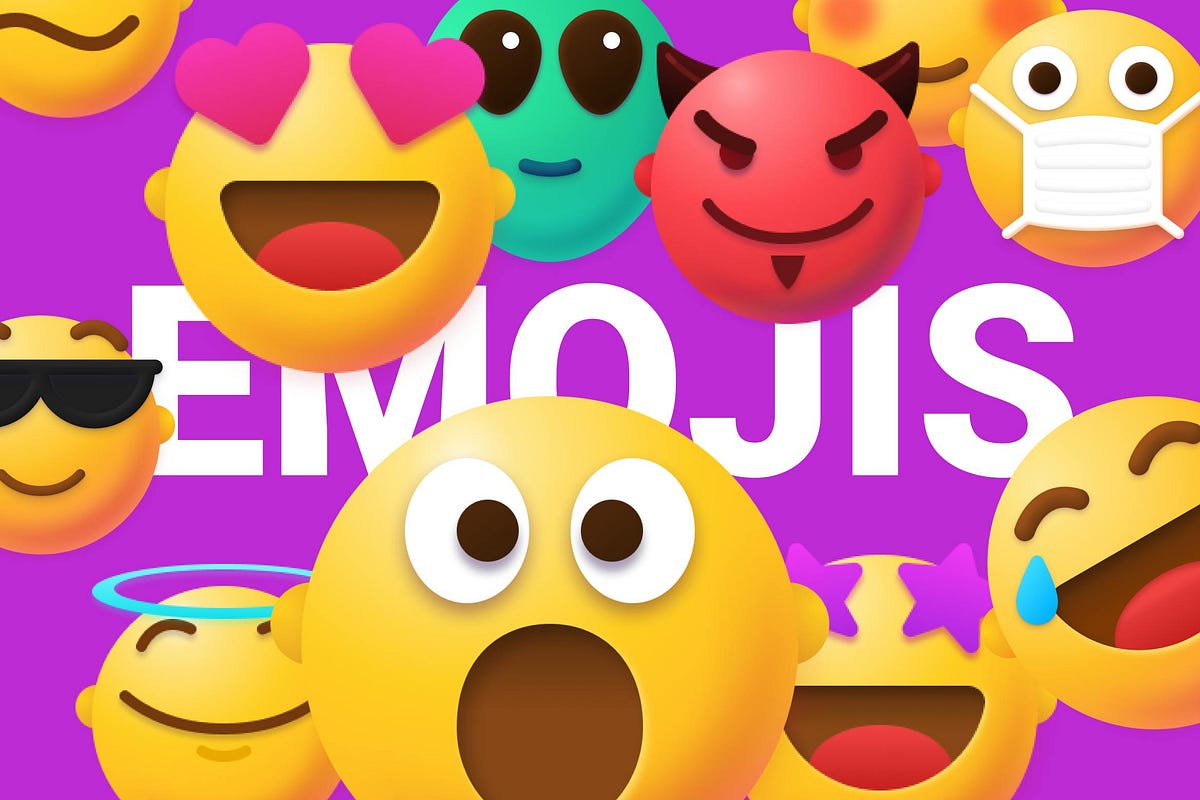 Vivid Emojis Icons Pack (Icons Graphics) | by Miamarionette | Medium