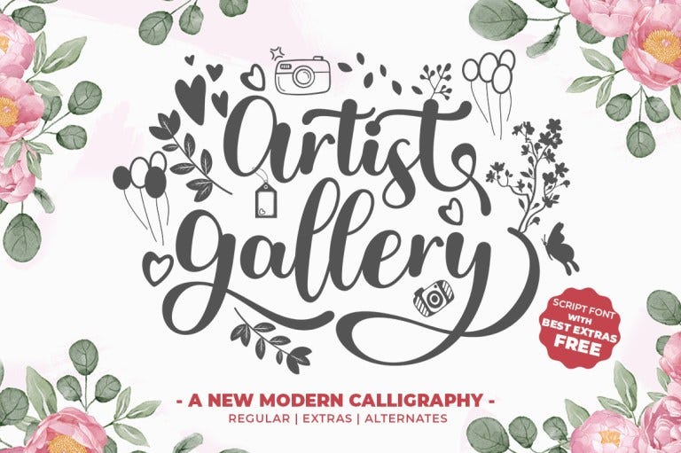 Artist Gallery Font | by kaisunnan8 | Jul, 2024 | Medium