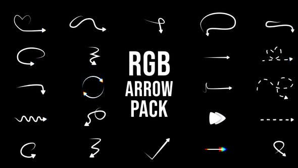 RGB Arrow Pack (Elements Video Templates) | by Prismpixel | Apr, 2024 ...
