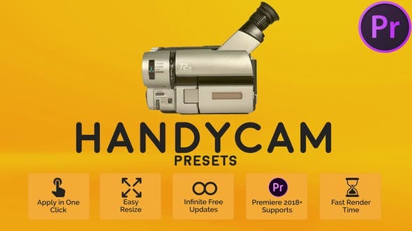 Handycam Presets for Premiere Pro Elements Video Templates | by ...