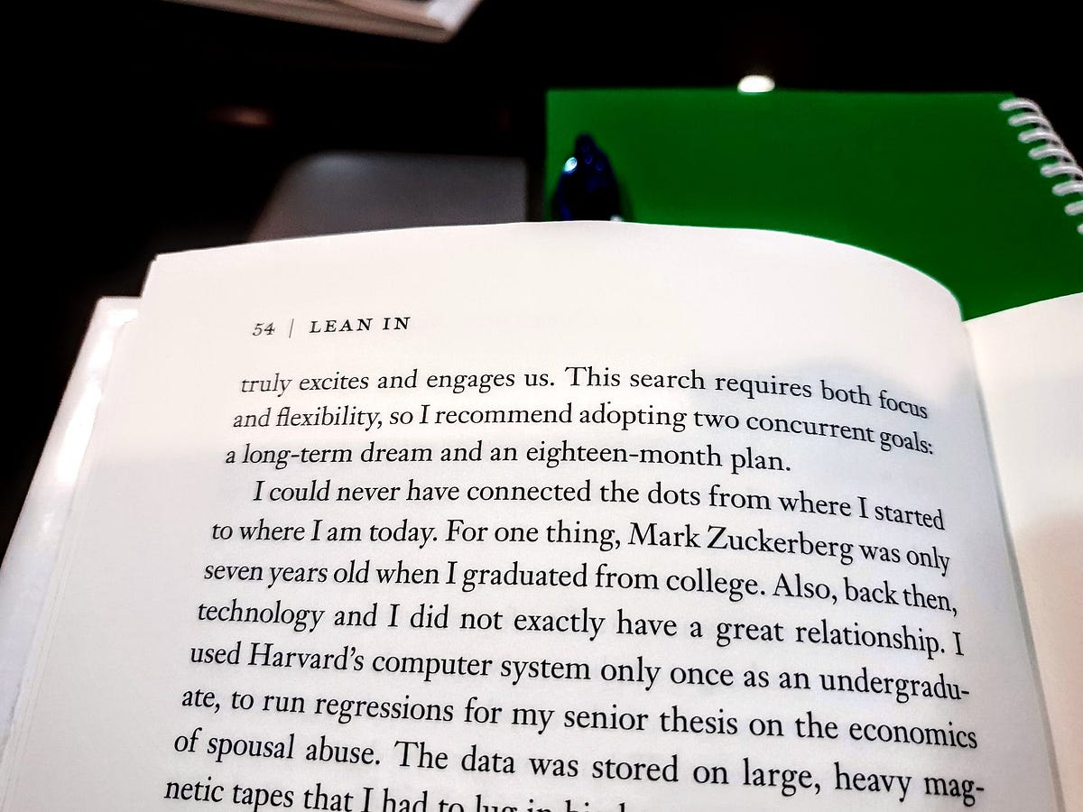 Leaning In To My Life. Reading ‘Lean In’ by Sheryl Sandberg… | by Anna ...