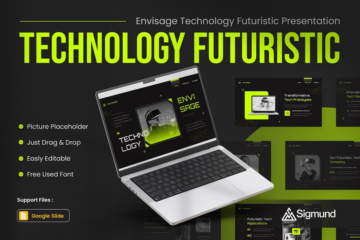 Envisage Technology Futuristic Google Slide Templa | by Auroraanomaly ...