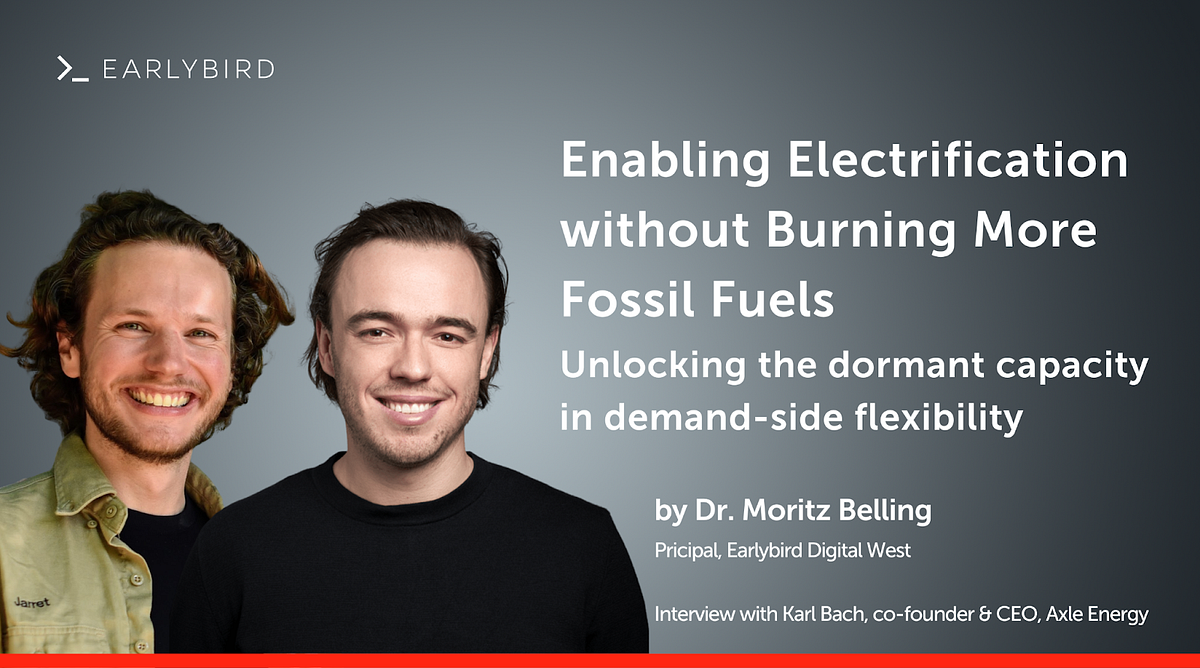 Enabling Electrification without Burning More Fossil Fuels | by Moritz Belling | Earlybird's ...