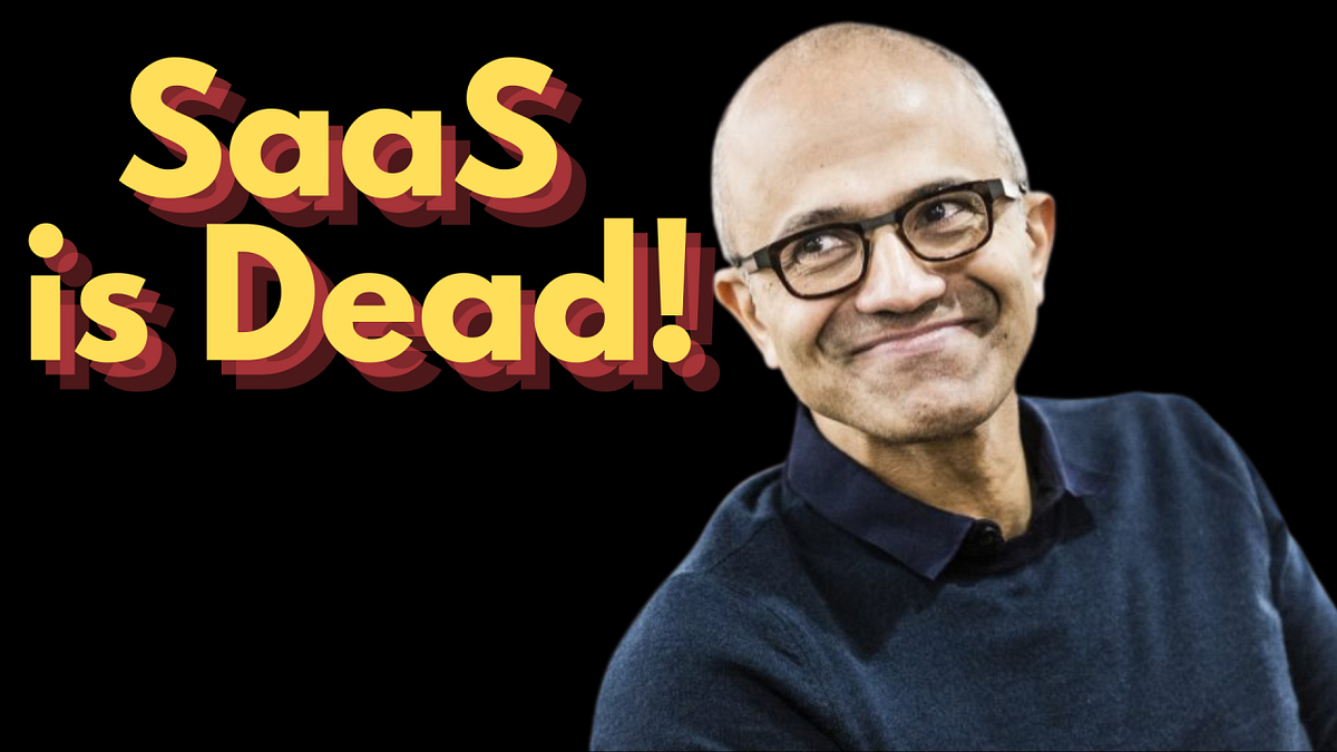 SaaS is Dead!. Imagine waking up to a world where… | by Julio Pessan ...