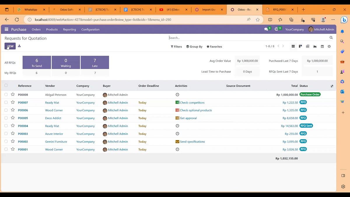 Modul Purchase Odoo 16 [SIB X PT CTECH ERP INDONESIA] | by Aulia ...
