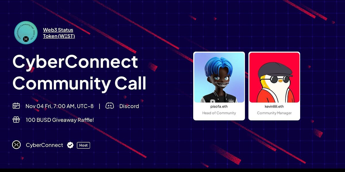 CyberConnect Community Call - CyberConnect Japan - Medium
